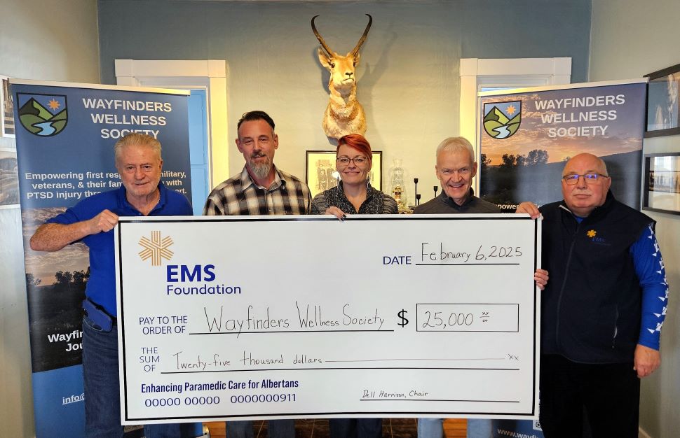 Wayfinders recipient of first major EMS Foundation grant - CochraneNow: Cochrane, Alberta's ...